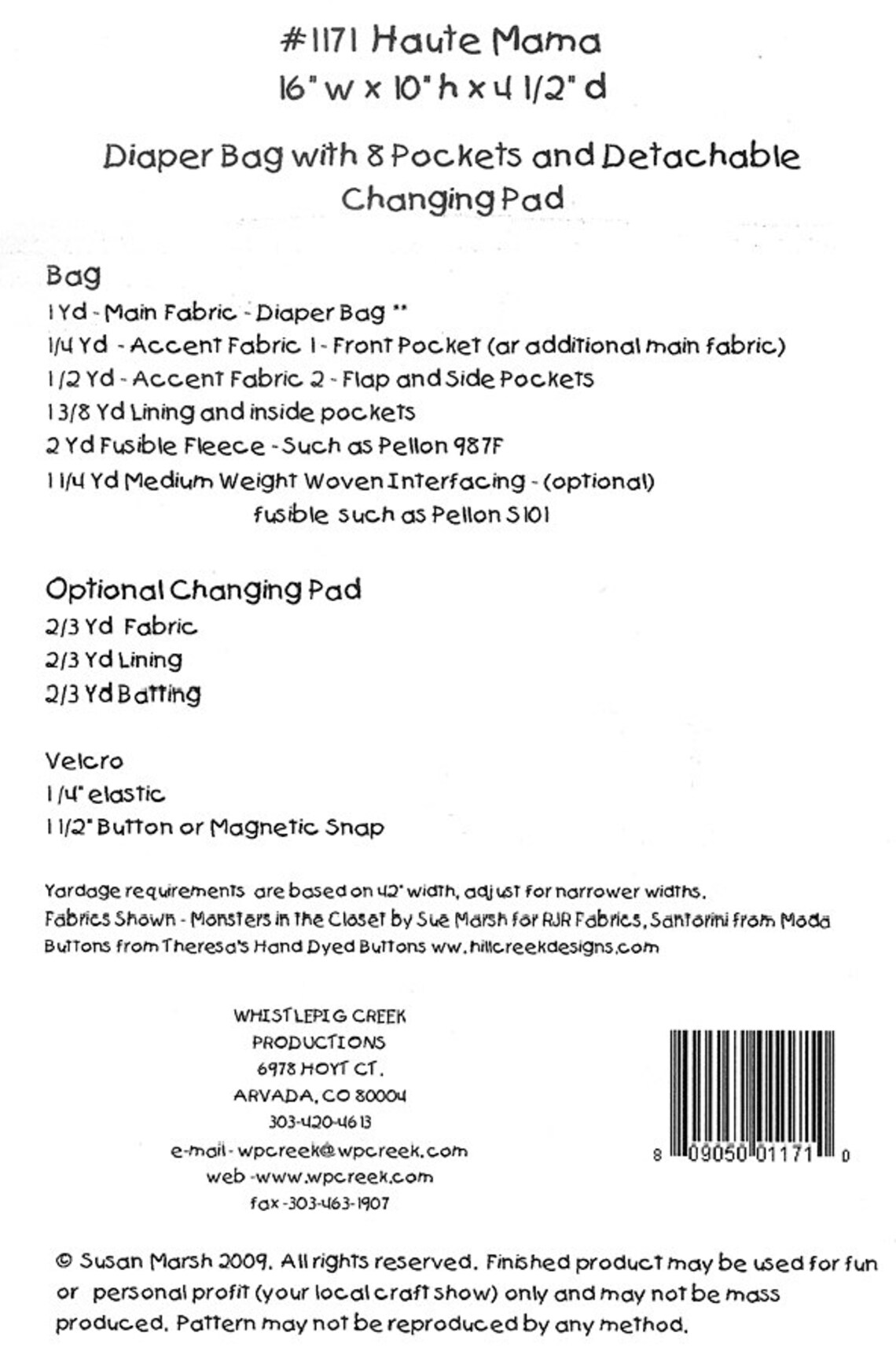 Pattern Haute Mama diaper Bag Paper Sewing Pattern/ - Etsy