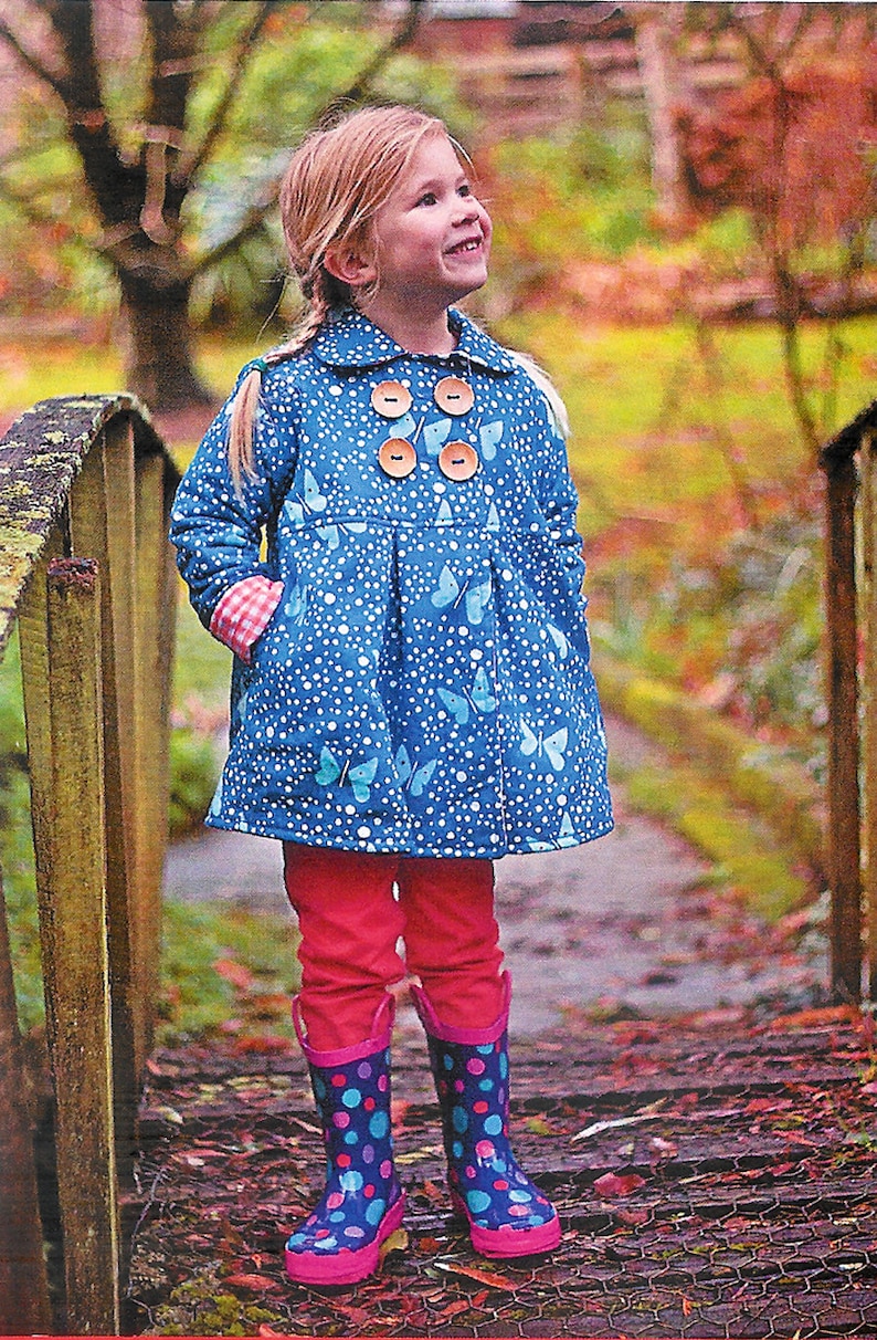 Pattern Serendipity Girl's Lined Winter Coat Pattern - Etsy