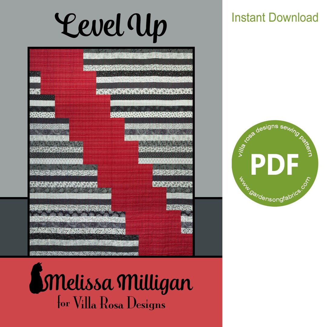 Pattern "level Up" PDF Quilt Pattern by Villa Rosa Designs - Instant ...
