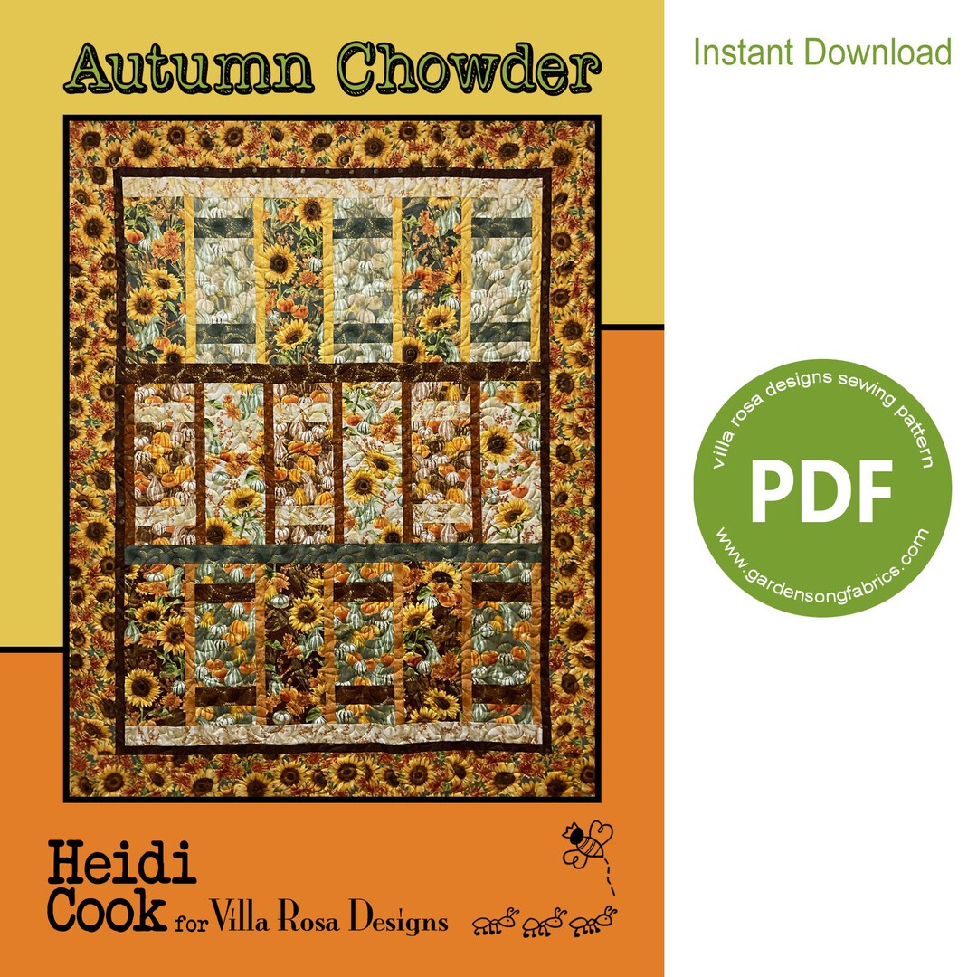 Pattern "autumn Chowder" PDF Quilt Pattern by Villa Rosa Designs MC108 ...