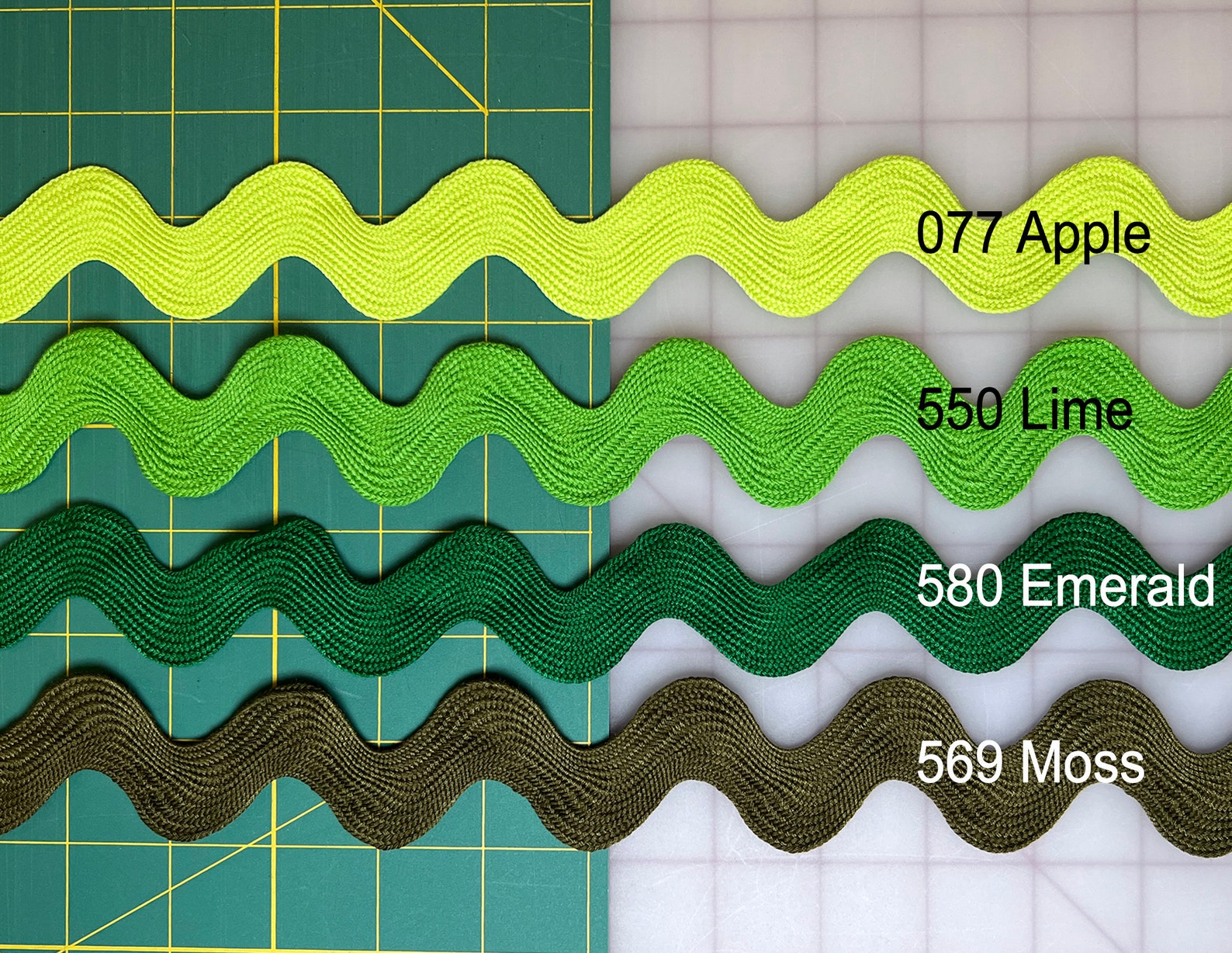 1-3/8 Wide Rick Rack, Ric Rac Trim, Giant, Enormous, Extra Large Sold ...