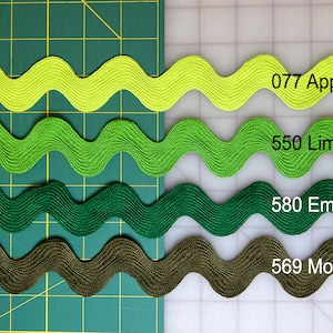 1-3/8" Wide Rick Rack, Ric Rac Trim, Giant, Enormous, Extra Large Sold ...