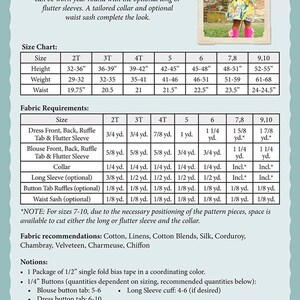 Pattern - Josephine - Pintucked Blouse & Dress Sewing Pattern by Violette Field Threads - Etsy