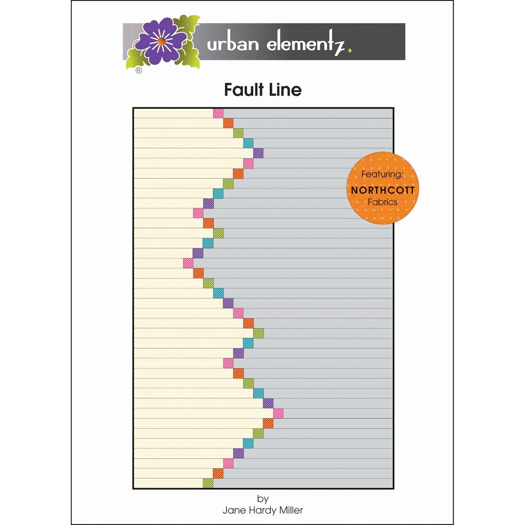 Pattern "fault Line" Quilt Pattern by Urban Elementz Paper Pattern ...