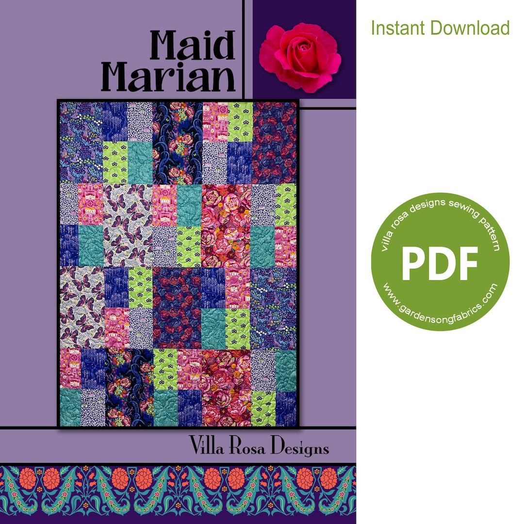 Pattern "maid Marian" PDF Quilt Pattern by Villa Rosa Designs - Instant ...