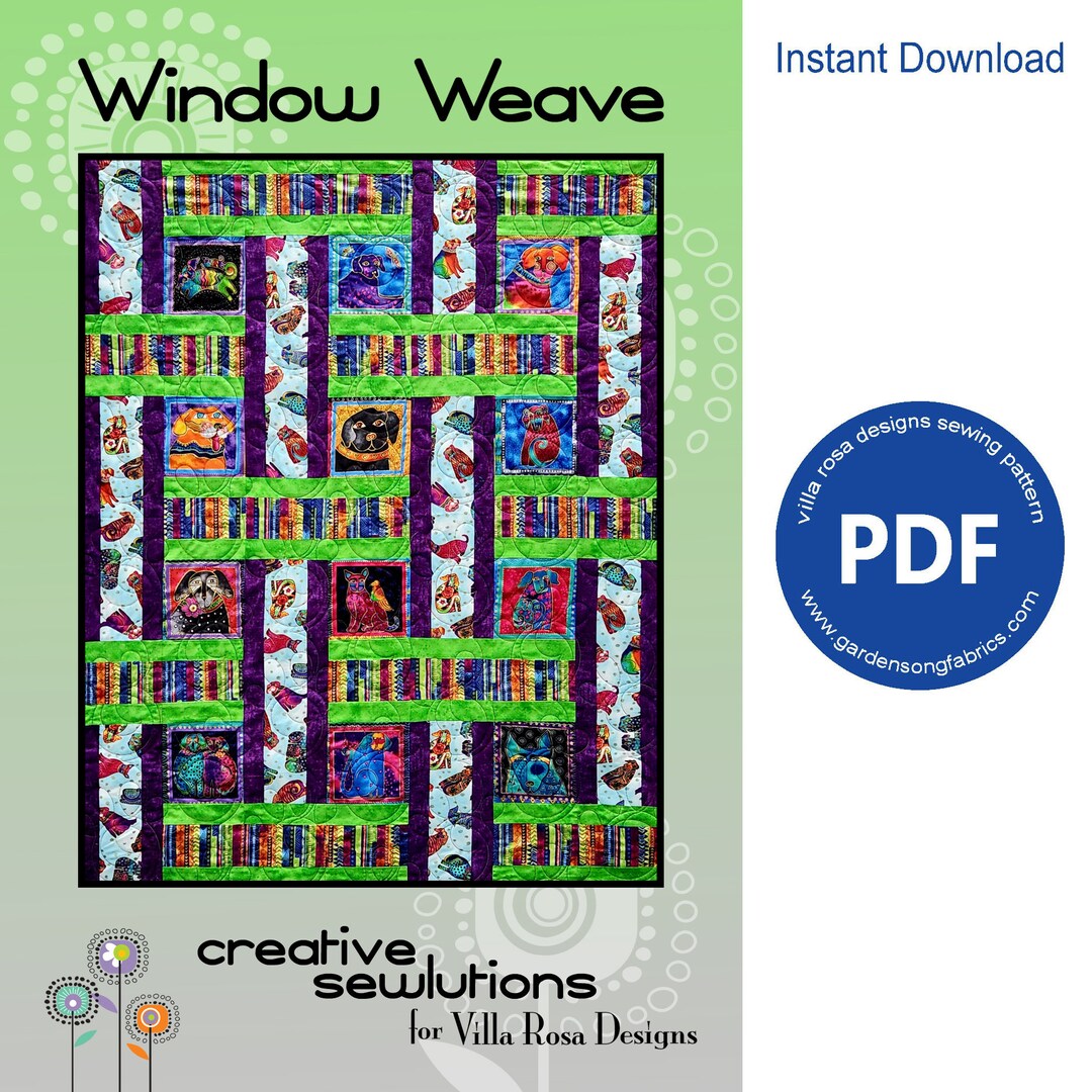 Pattern "window Weave" PDF Quilt Pattern by Villa Rosa Designs ...
