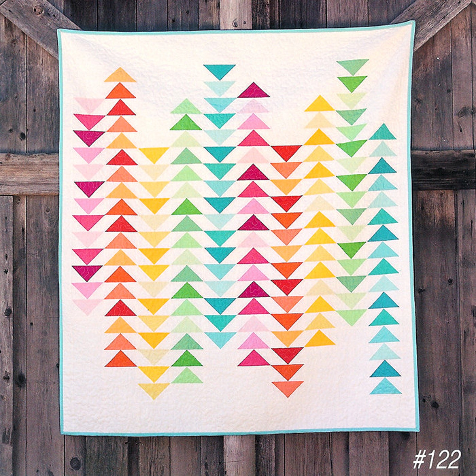 Quilt Pattern ''spectrum'' Quilt Paper - Etsy