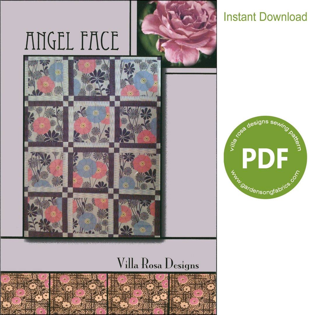 Pattern "angel Face" PDF Quilt Pattern RC006 by Villa Rosa Designs ...