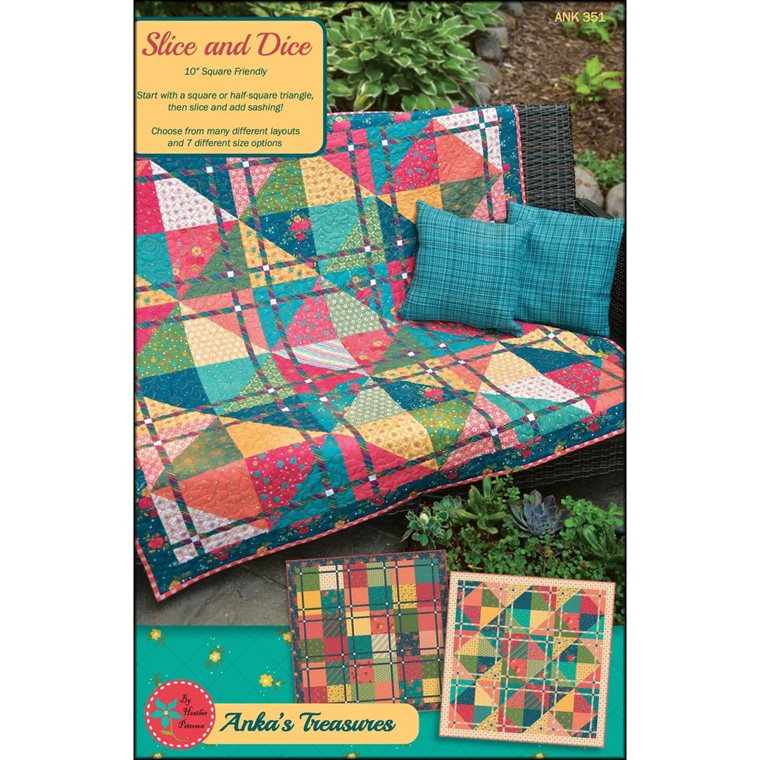 Pattern slice and Dice Quilt Pattern ANK351 by - Etsy