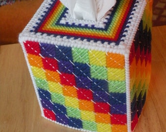 Beaded Tissue Box Cover - Etsy