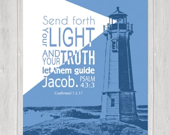 Lighthouse scripture | Etsy