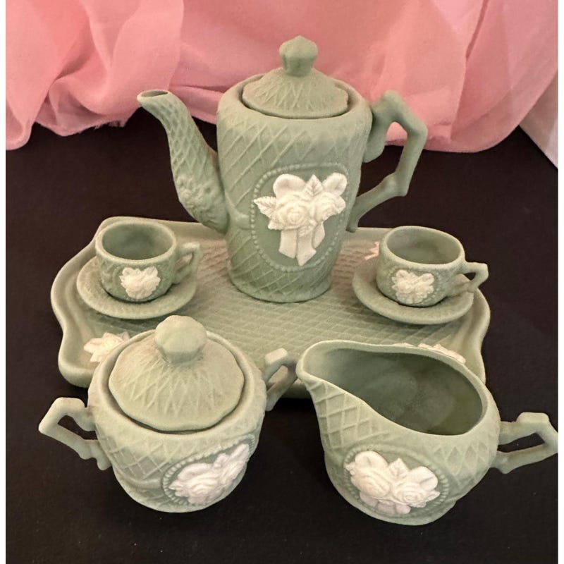 Miniature Tea Set - Etsy