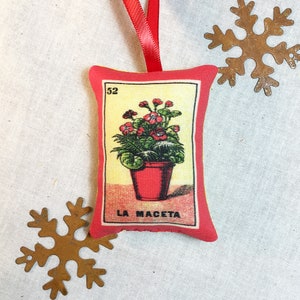 Vintage Mexican Loteria Christmas Ornaments - Mexican Christmas, Xmas ...