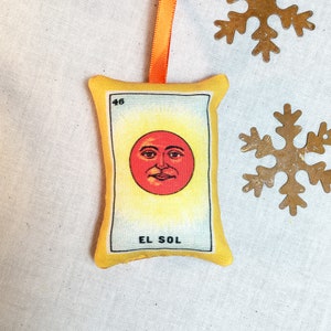 Vintage Mexican Loteria Christmas Ornaments - Mexican Christmas, Xmas ...