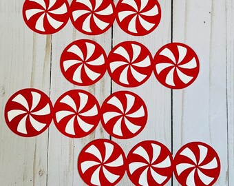 peppermint paper border