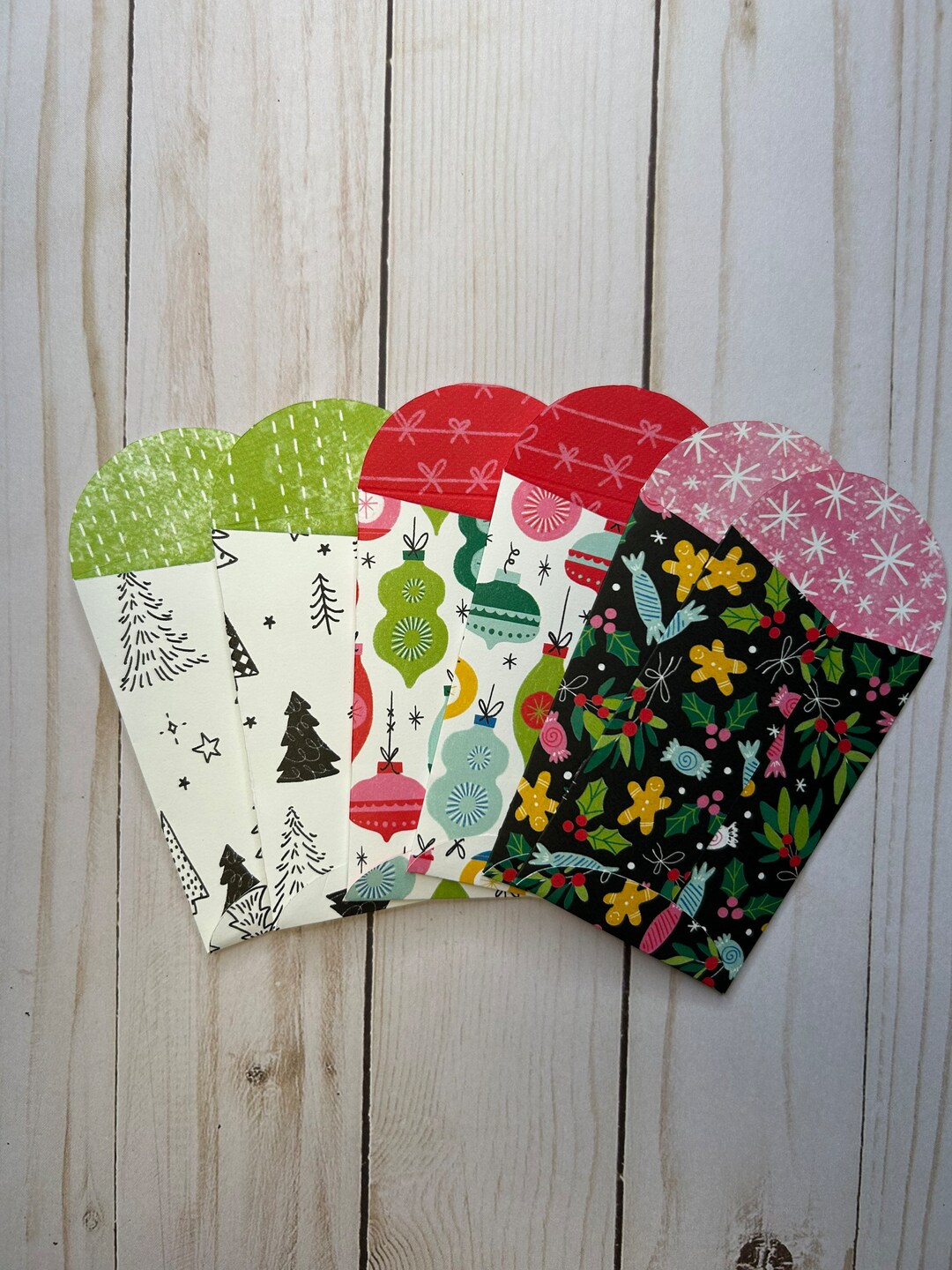 Christmas Gift Card Envelopes, Christmas Gift Card Holders, Gift Card ...