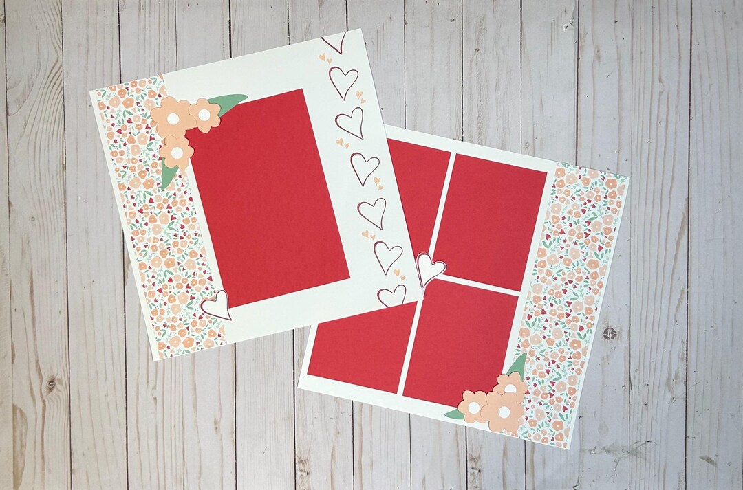 Premade Scrapbook Pages, Scrapbook Pages, Scrapbook Pages Premade ...