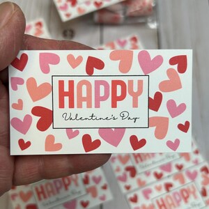 Printable Valentine Gift Tag, Happy Valentines Day Gift Tag, Gift Tags ...