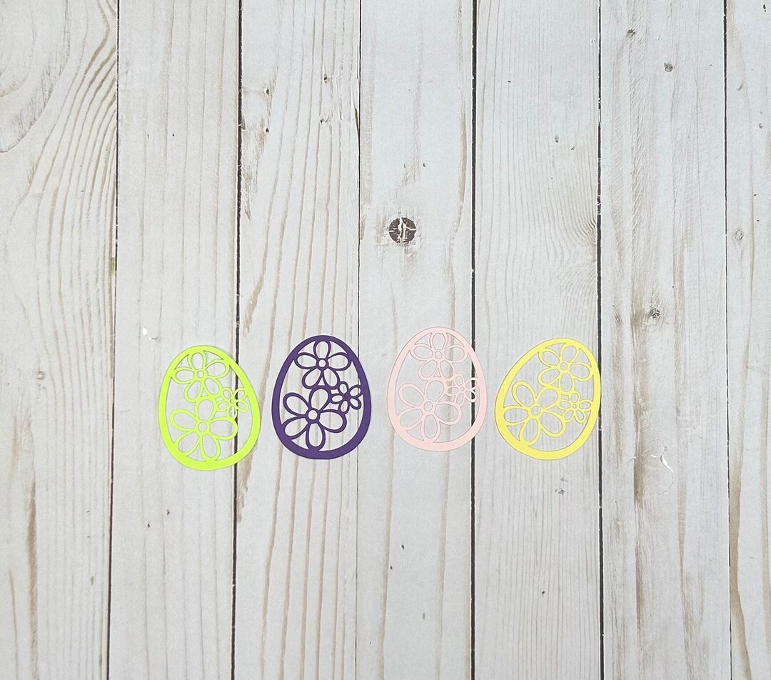 Easter Egg Die Cuts, Easter Egg Shapes, Egg Shape Cut Outs, Gift Tags ...