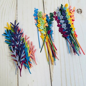 Wildflower Die Cuts, Paper Flowers, Scrapbooking, Cardmaking ...