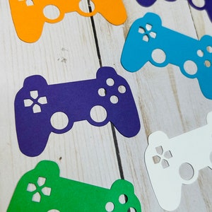 Video Game Controller Paper Die Cut, Gamer Confetti, Gaming Party Decor ...