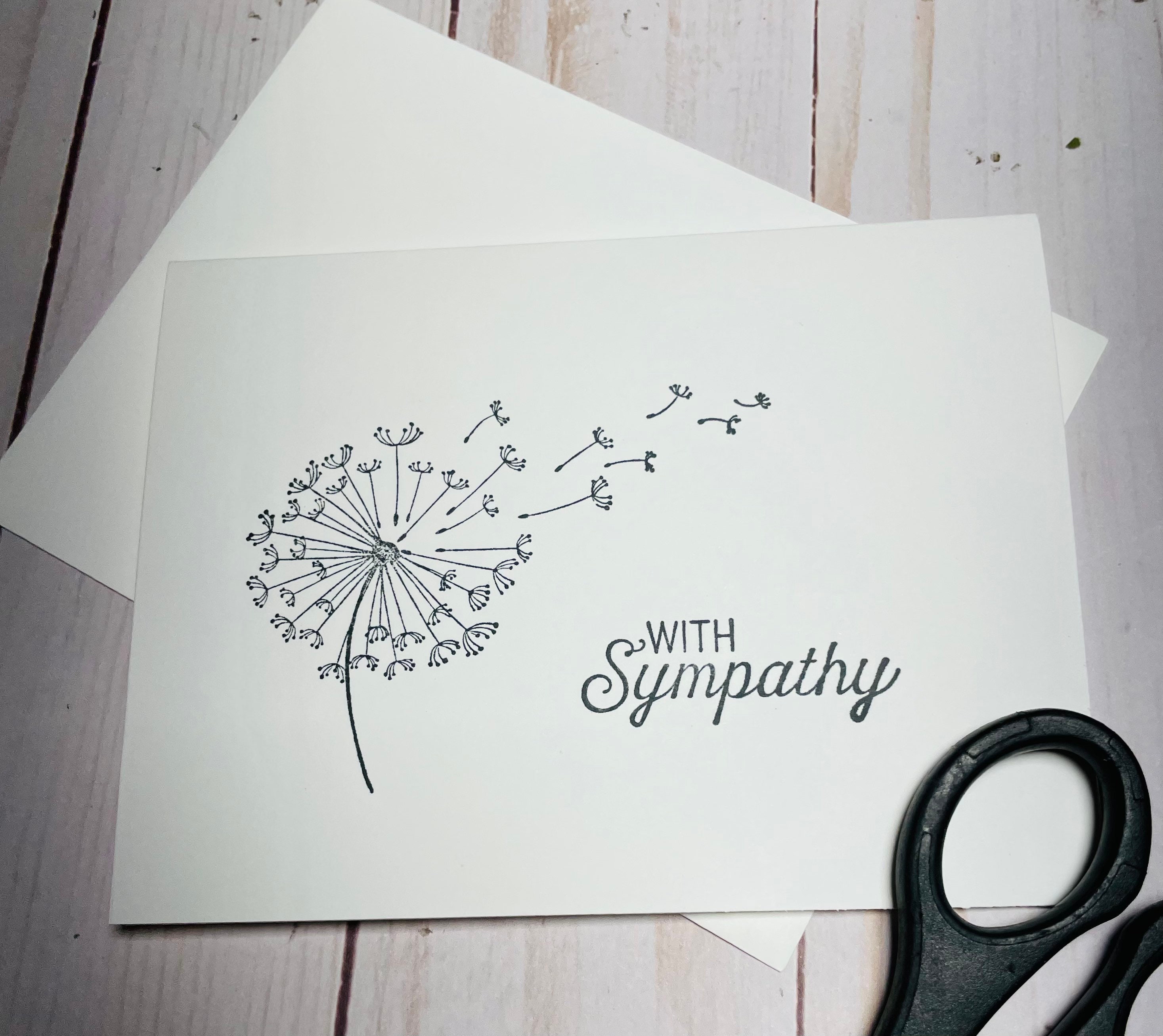 Sympathy Card Handmade Condolence Card Card for Sympathy - Etsy Singapore