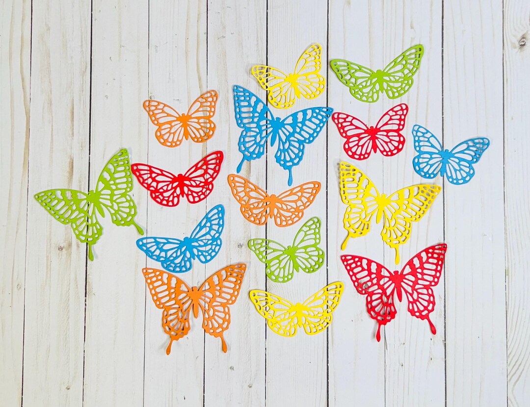 Butterfly Die Cuts, Butterflies for Scrapbooking, Junk Journaling, Card ...