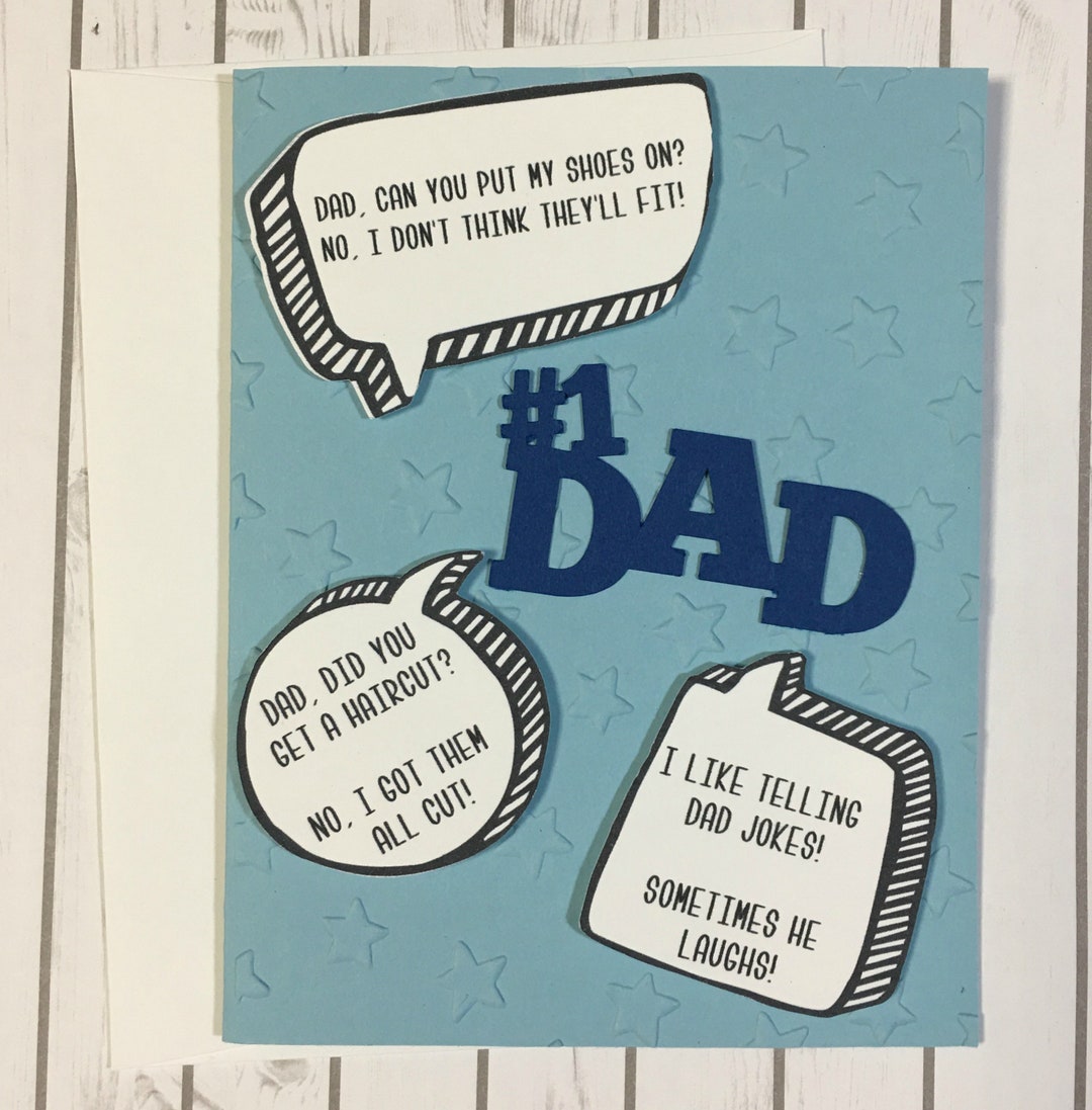 Funny Dad Jokes Card: Father's Day or Birthday - Etsy