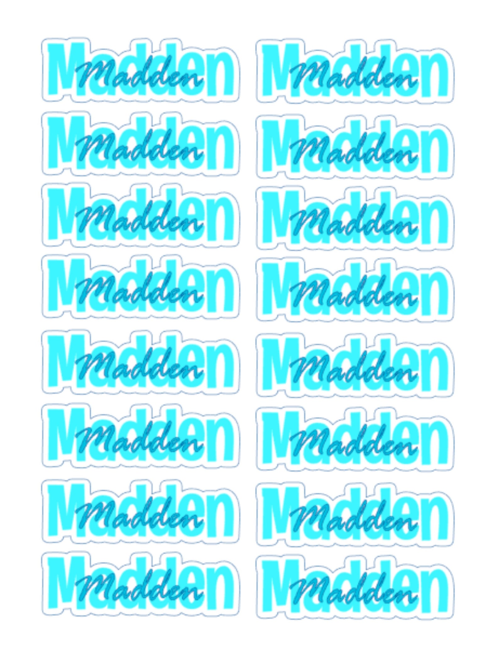 Custom Name Stickers School Name Stickers School Supply | Etsy