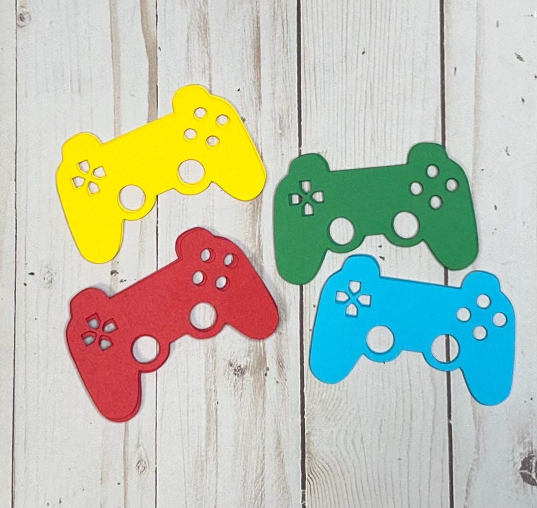Video Game Controller Paper Die Cut, Gamer Confetti, Gaming Party Decor ...