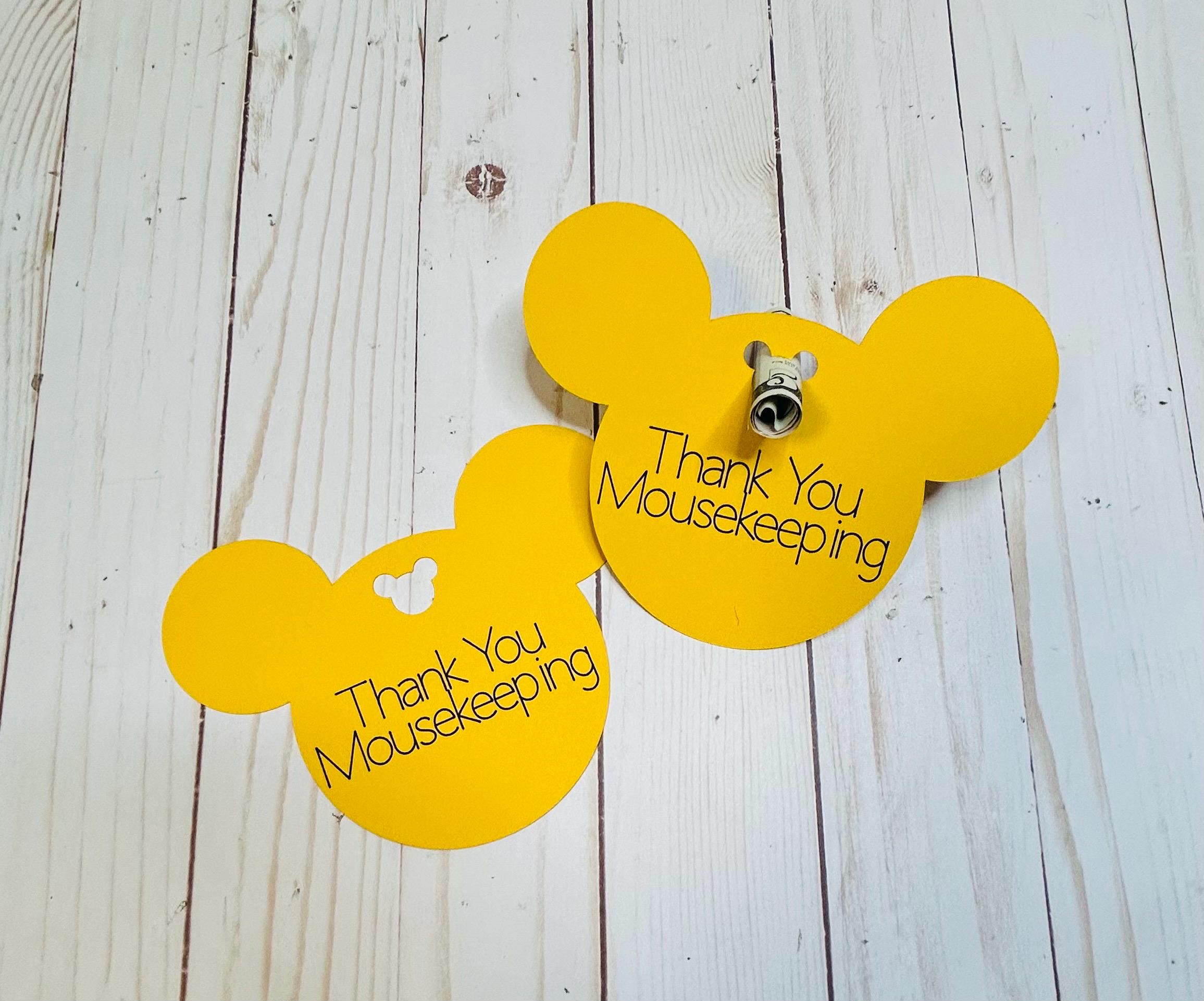 Mickey Mouse Head Mousekeeping Tip Holders, Disney Cruise, Set of 6 - Etsy