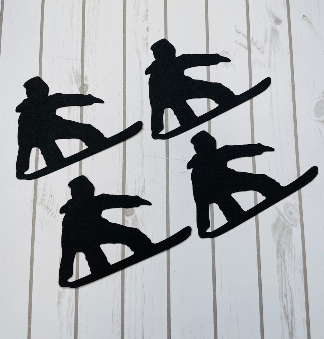 Snowboard Die Cuts, Winter Sports Theme Party, Snowboard, Alpine Party ...