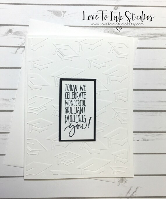 Graduation Card Congratulations Handmade Card Graduating | Etsy