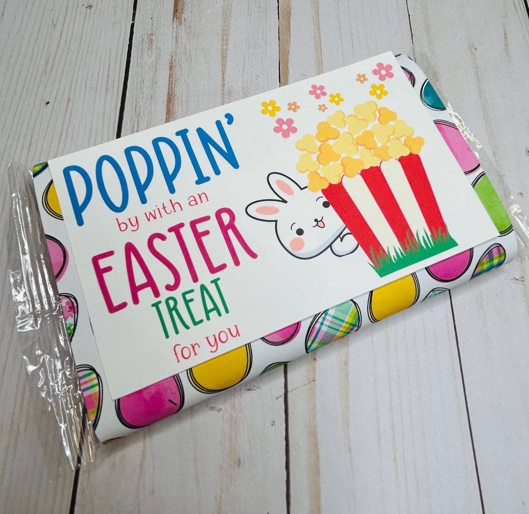Easter Popcorn Wrappers: Party Favor Gift Sleeve - Etsy