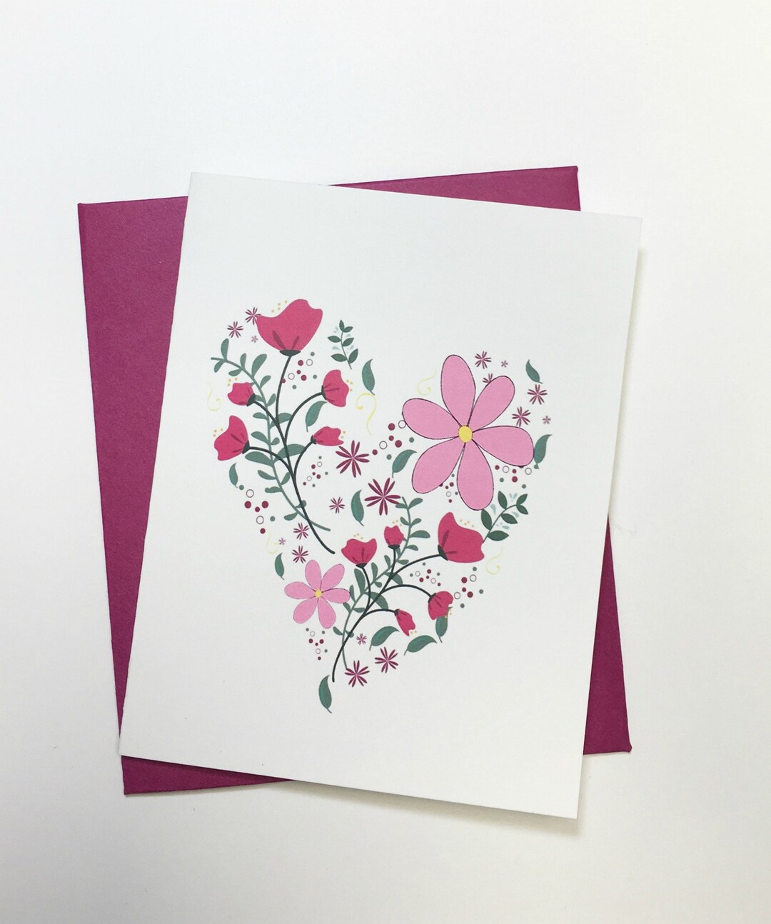 Heart Card, Printable Valentines Printable Mother's Day, Printable ...