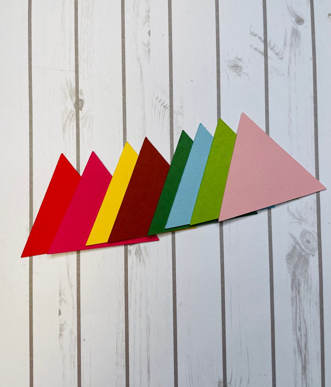 Triangle Die Cuts Triangle Paper Cut Outs Classroom - Etsy