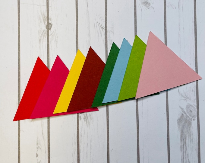 Triangle Playing Cards, Red - Etsy