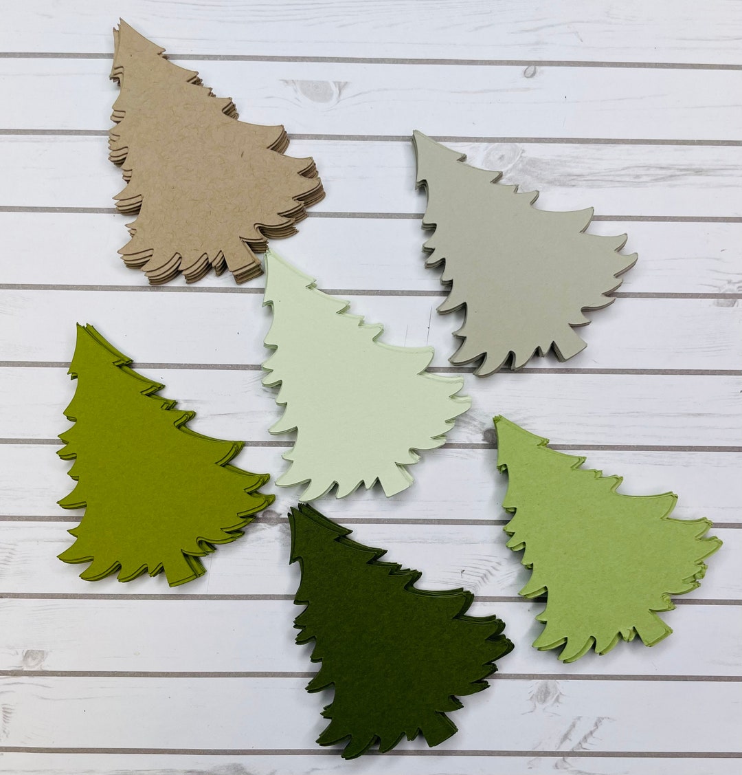 Tree Die Cuts, Christmas Tree Die Cuts, Wedding Place Cards, Party ...