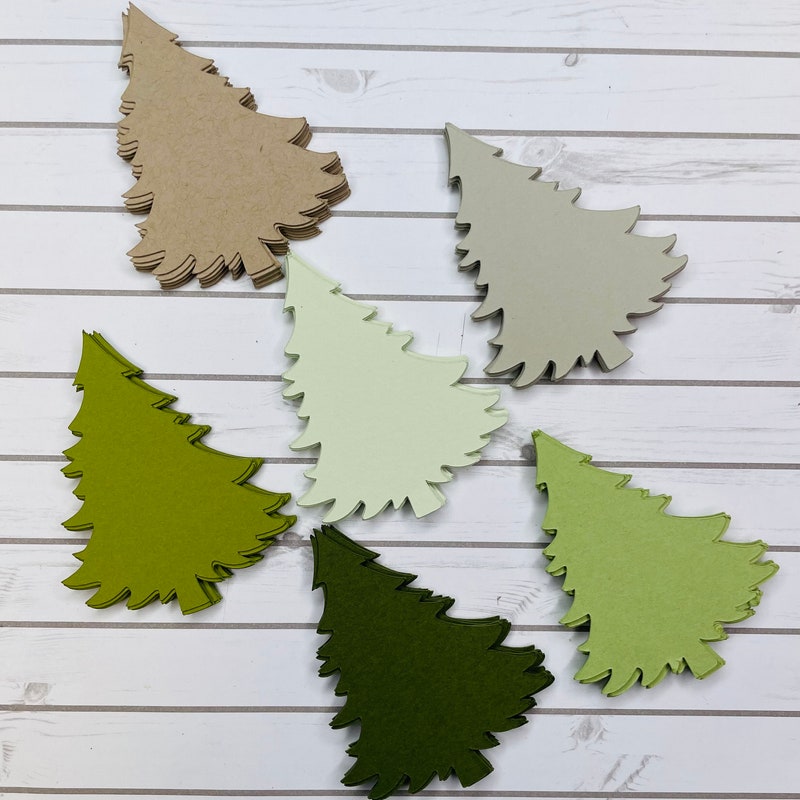 Tree Die Cuts - Etsy