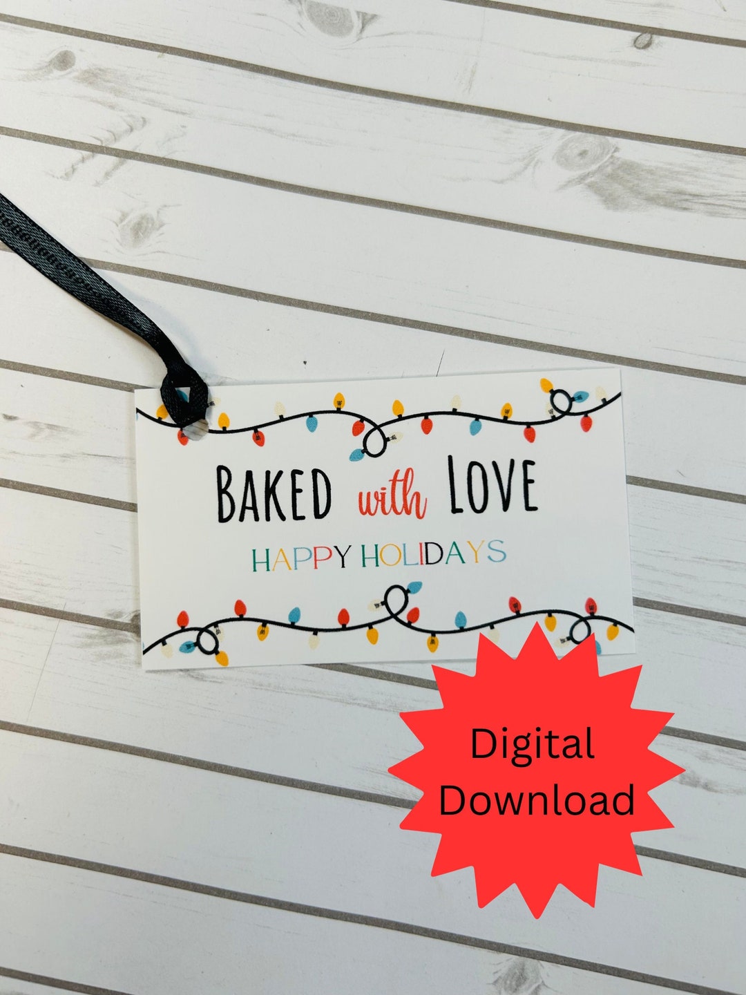 Printable Holiday Baked Goods Gift Tags (digital Download) - Etsy
