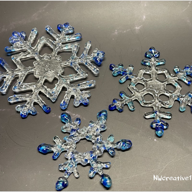 Clear Snowflakes - Etsy