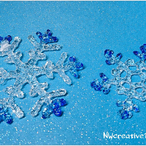 Glass Snowflakes Ornaments - Etsy