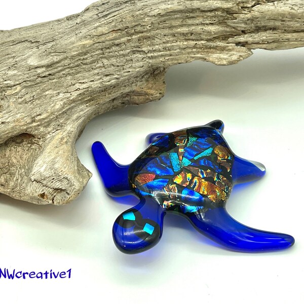 Fused Glass Turtle - Etsy