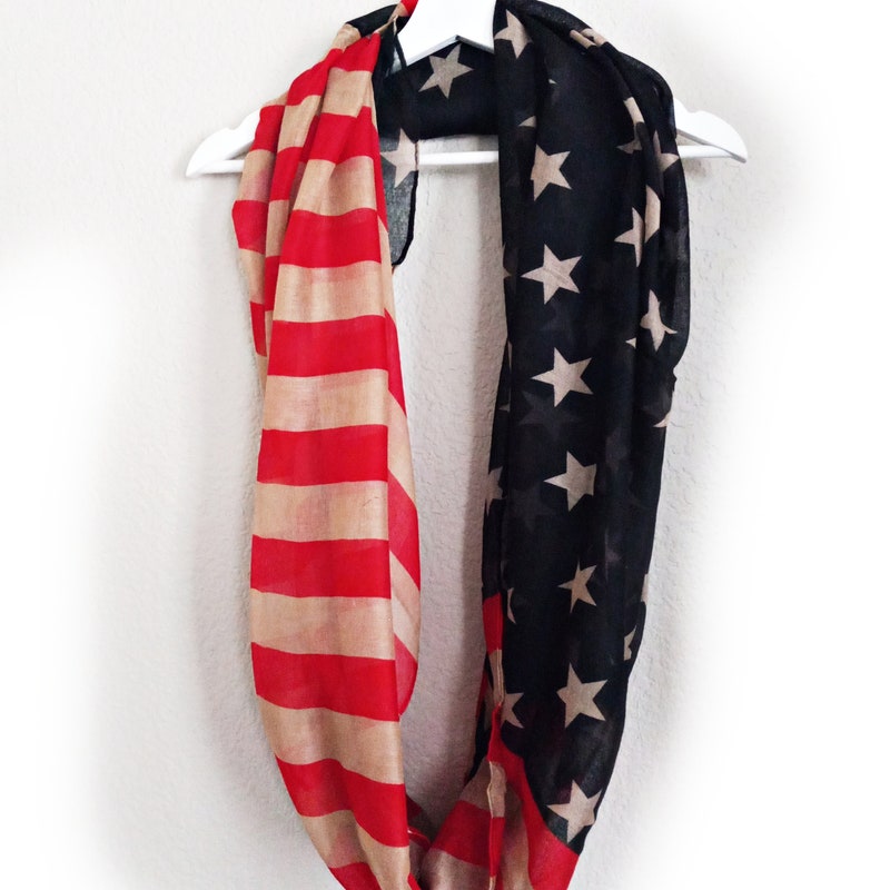 American Flag Scarf - Etsy
