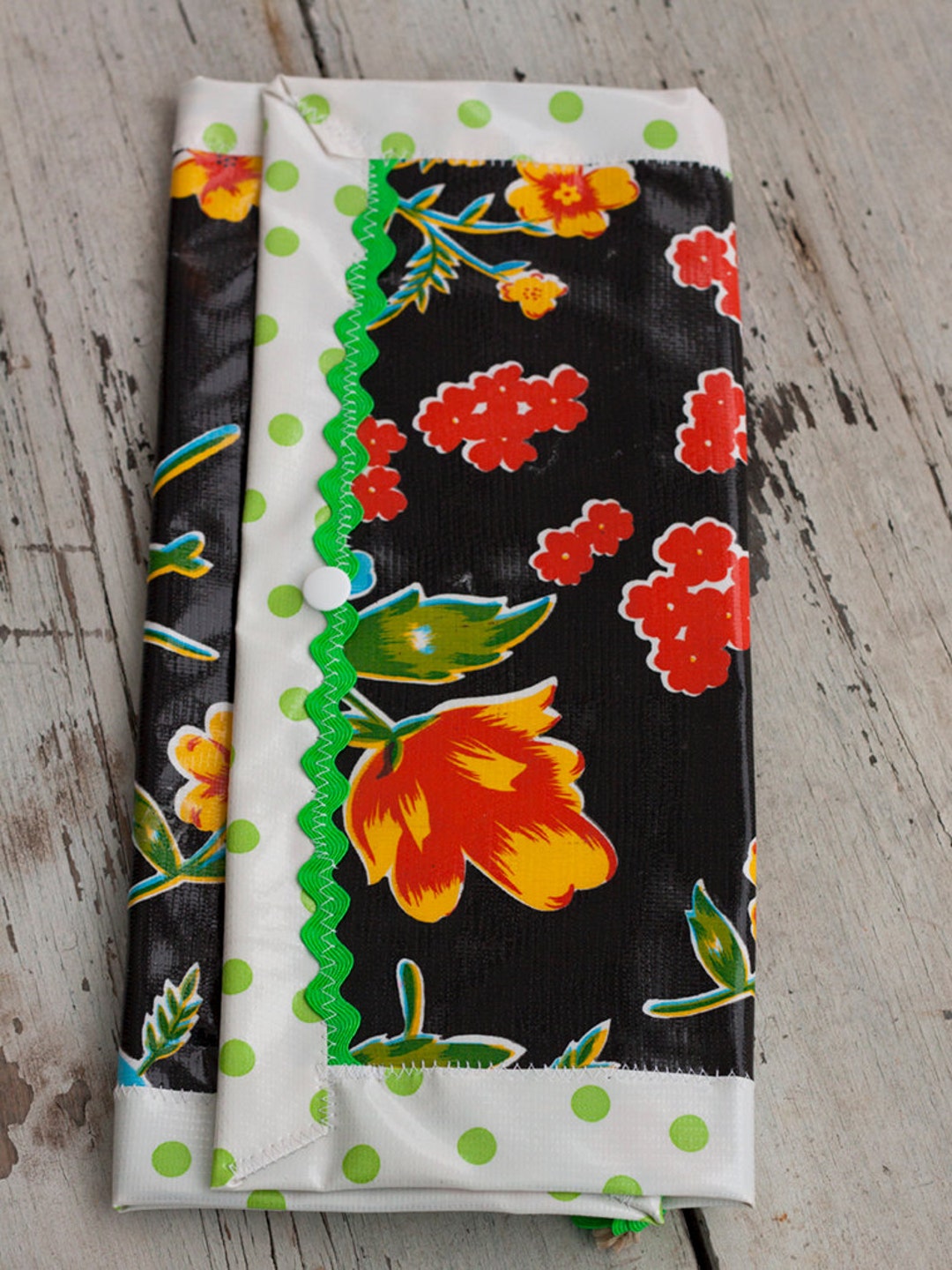 Oilcloth Diaper Clutch - Changing Pad - Changing Mat - Baby Shower Gift ...