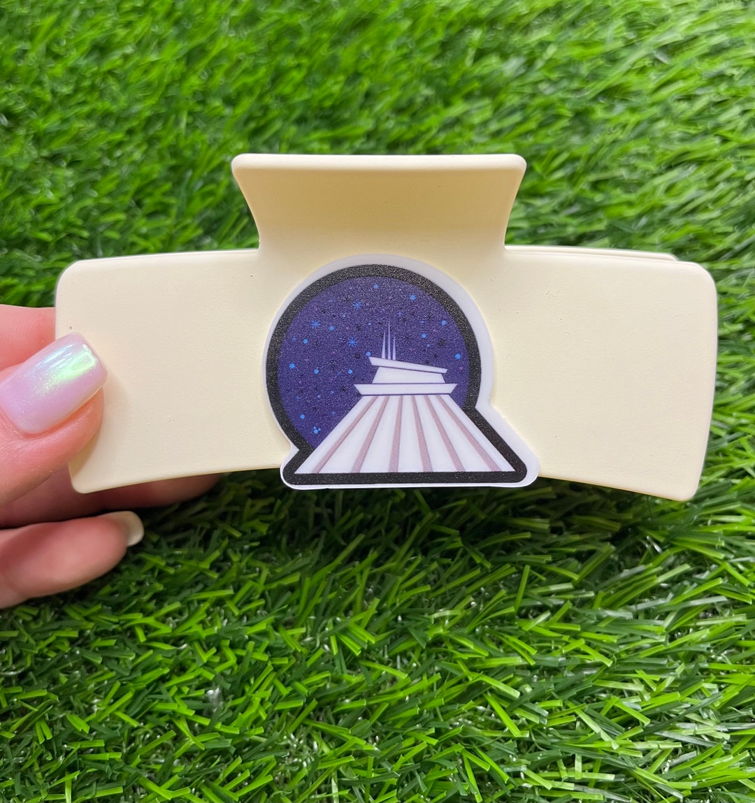 LARGE Theme Park Ride Inspired Hair Claw - Etsy