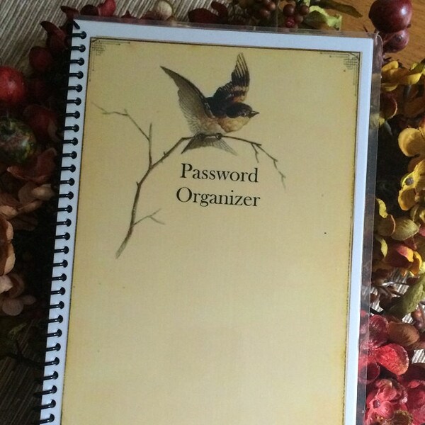 Refillable Password Book - Etsy