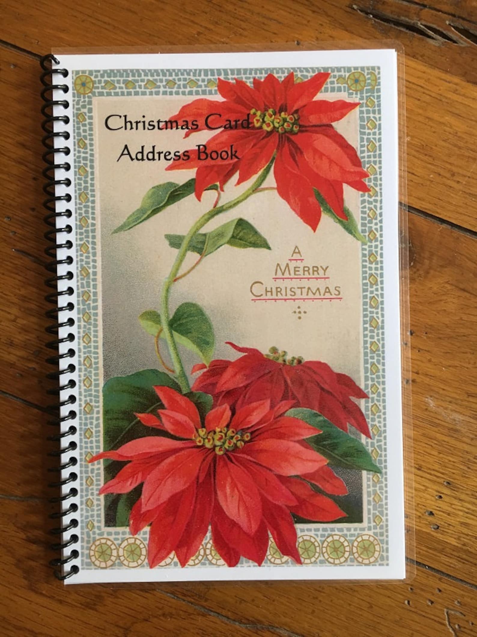 Large Print Christmas Card Address Book 8yrs Personalized Gift - Etsy