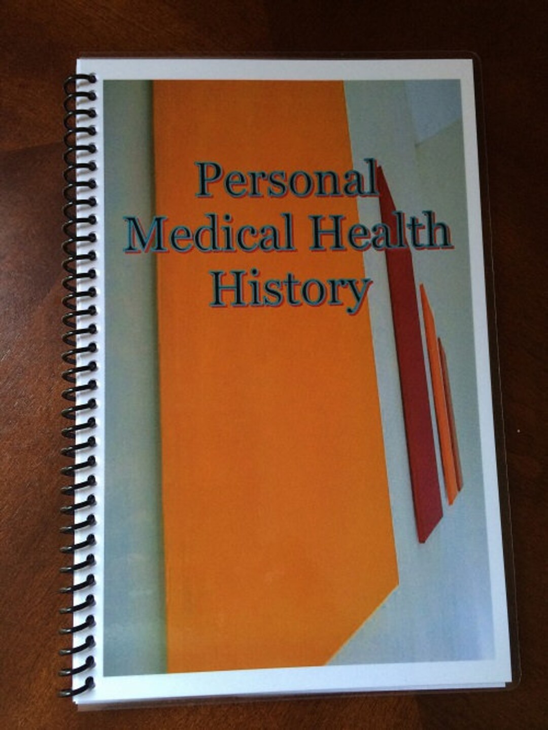 Personal Medical Health History Record Book Organizer Personalized ...
