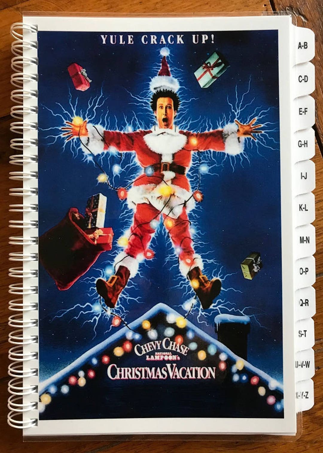 Christmas Card Address Book With A-Z TABS Personalized Gift Christmas ...